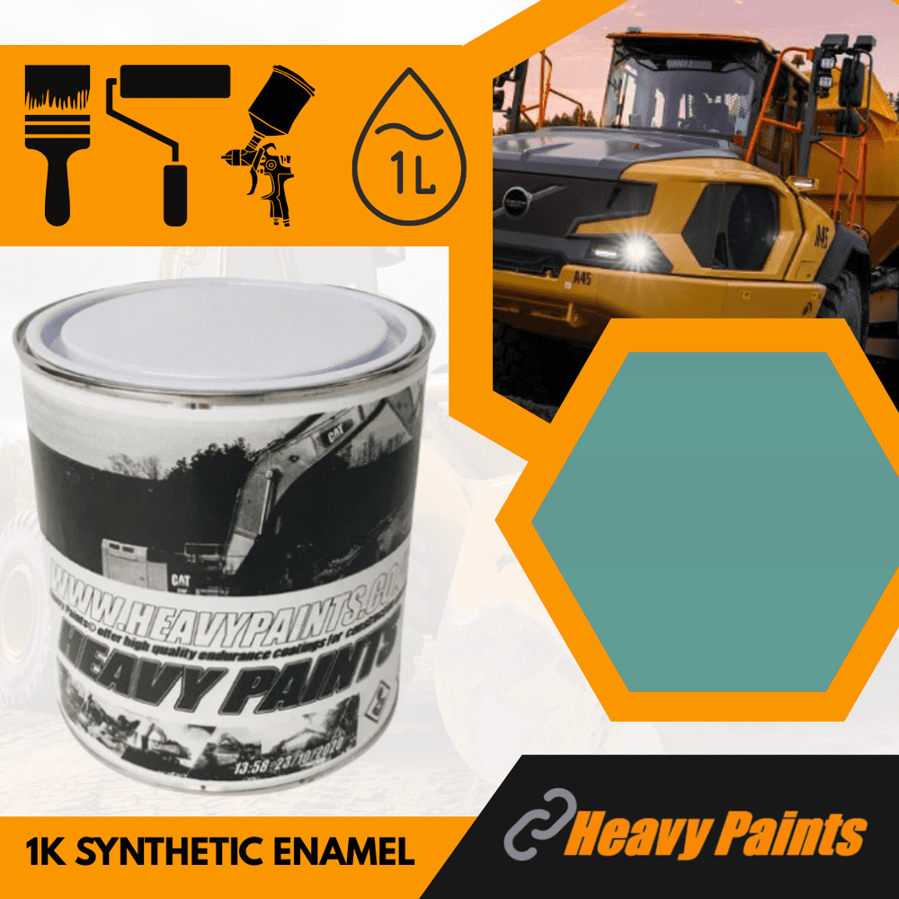 Yanmar B-Series Cab Aqua Enamel Paint 1 Litre Tin