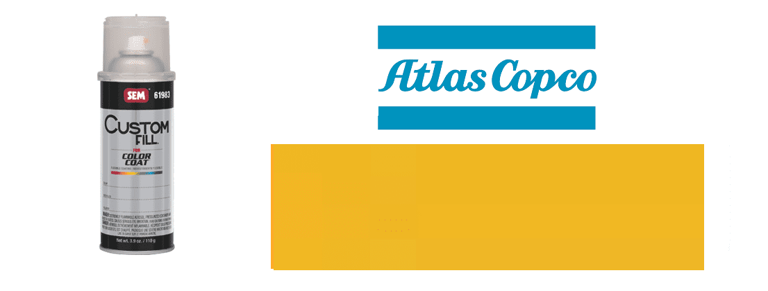 Atlas Copco Breaker Yellow Enamel Paint 1 Litre Tin