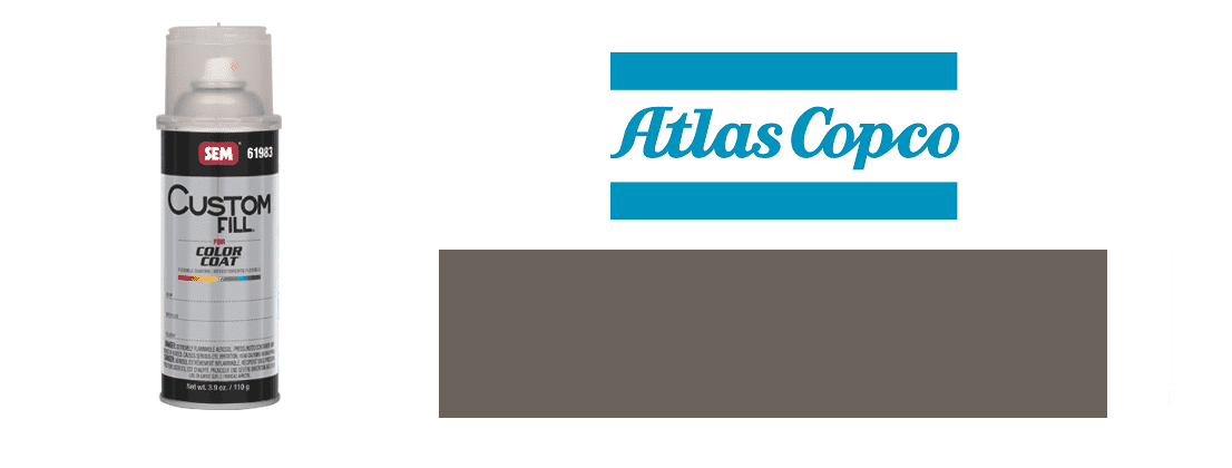 Atlas Copco Compressor Grey Enamel Paint 1 Litre Tin