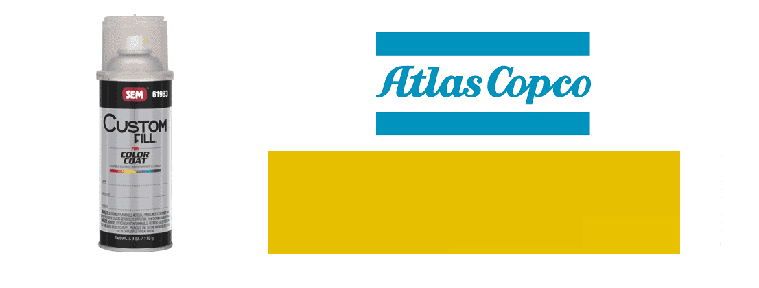 Atlas Copco Compressor Yellow Enamel 400ml Aerosol