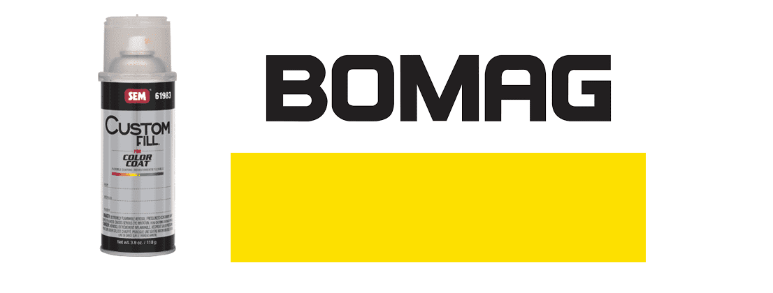 Bomag Roller Yellow Enamel 400ml Aerosol