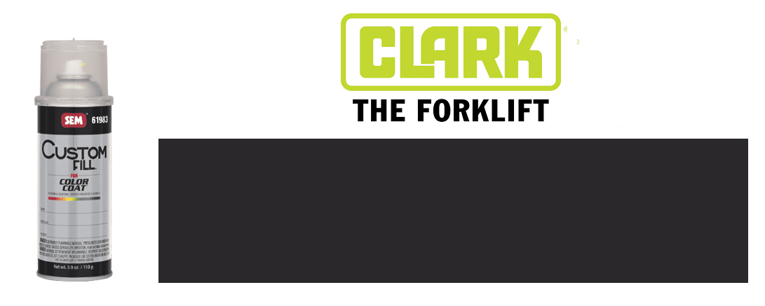Clark Forklift Black Grey Enamel Paint 1 Litre Tin