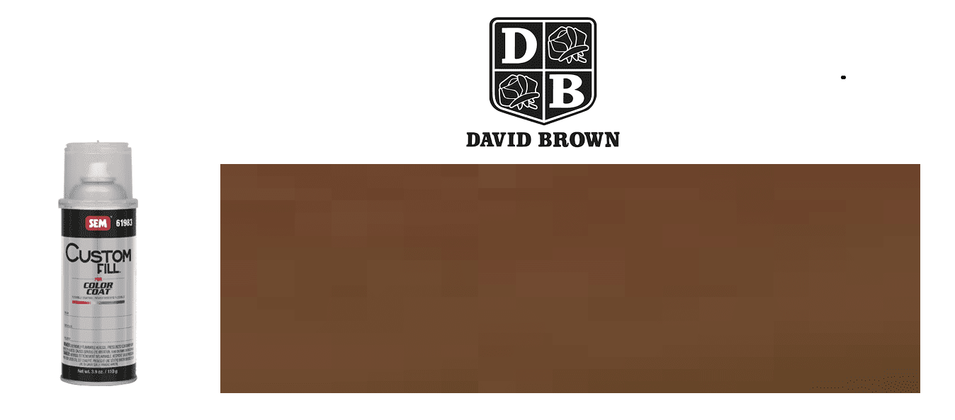David Brown Tractor Chocolate Brown Enamel Paint 1 Litre Tin