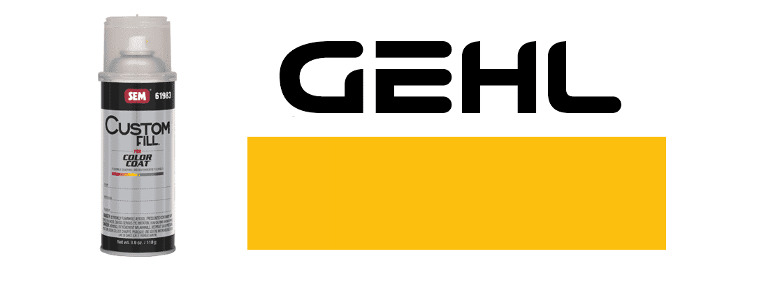 Gehl Skidsteer Yellow Enamel Paint 1 Litre Tin