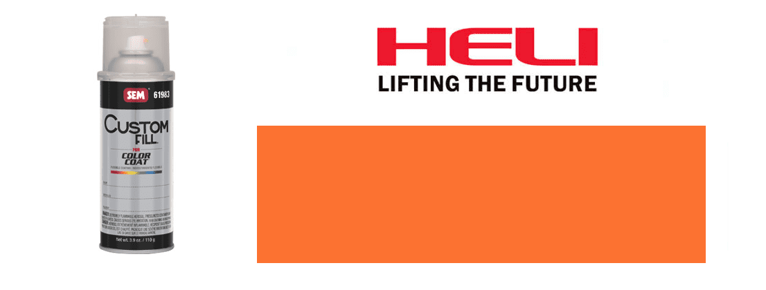 Heli Forklift Truck Red Orange Enamel 400ml Aerosol