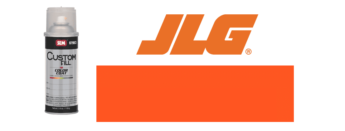 JLG Lift Orange Enamel Paint 1 Litre Tin