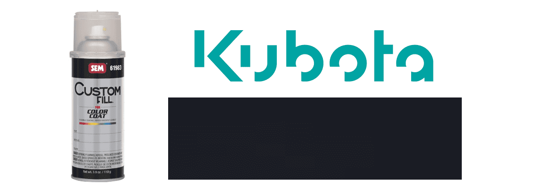 Kubota KX-4 Dark Blue Grey Enamel Paint 1 Litre Tin