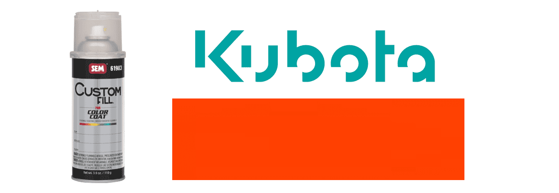 Kubota KX-4 Red Orange Enamel Paint 1 Litre tin