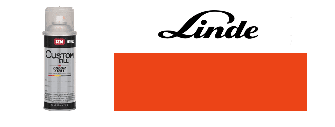 Linde Forklift Red Orange Enamel Paint 1 Litre Tin
