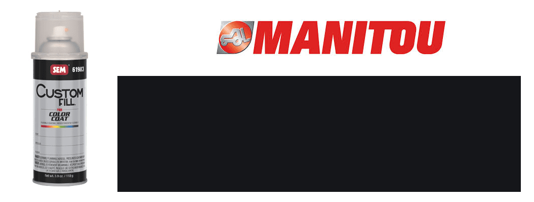 Manitou Telehandler Black Enamel Paint 1 Litre Tin