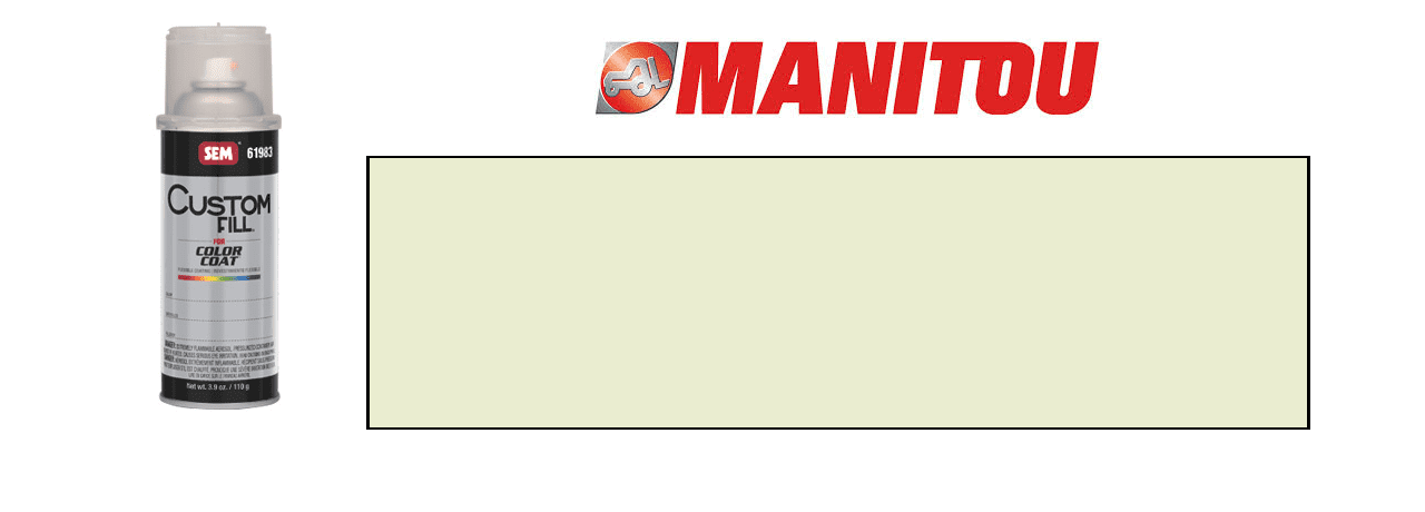 Manitou Telehandler Wheel Cream White Enamel 400ml Aerosol