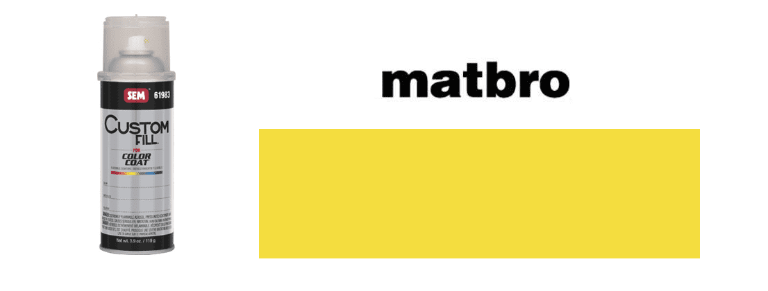 Matbro Telehandler Yellow Enamel 400ml Aerosol