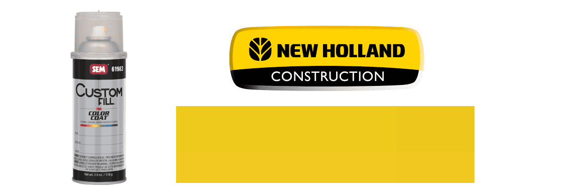 New Holland Excavator Yellow Enamel Paint 1 Litre Tin