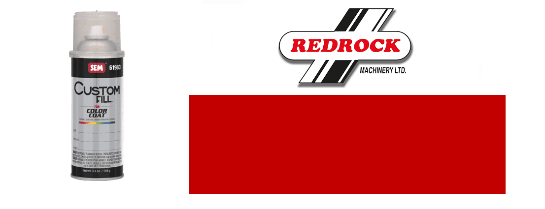 Redrock Pump Trailer Red Enamel Paint 1 Litre Tin