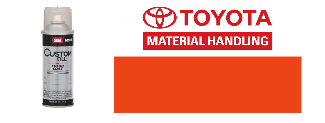 New Toyota Orange Forklift Paint – ZLCNZW
