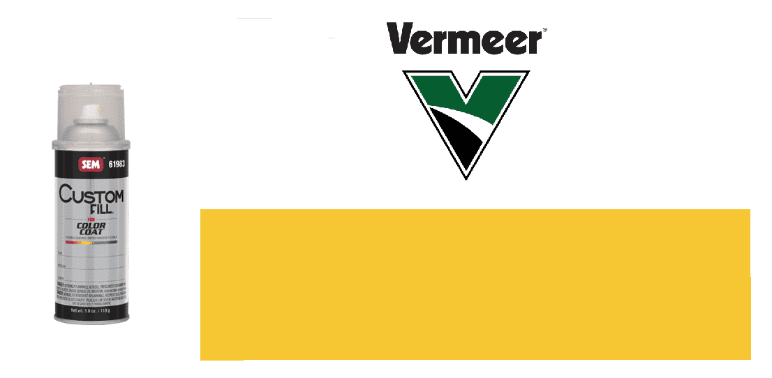 Vermeer Wood Chipper Yellow Paint 1 Litre Tin