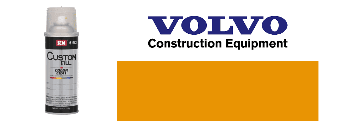 Volvo ADT Yellow Enamel Paint 1 Litre Tin