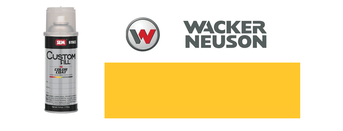 Wacker Neuson Digger Yellow Enamel Paint 1 Litre Tin