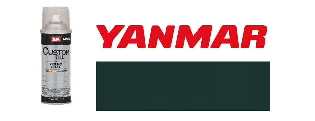Yanmar B-Series Counterweight Dark Green Enamel Paint 1 Litre Tin