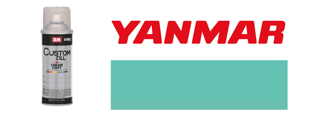 Yanmar B-Series Cab Aqua Enamel Paint 1 Litre Tin