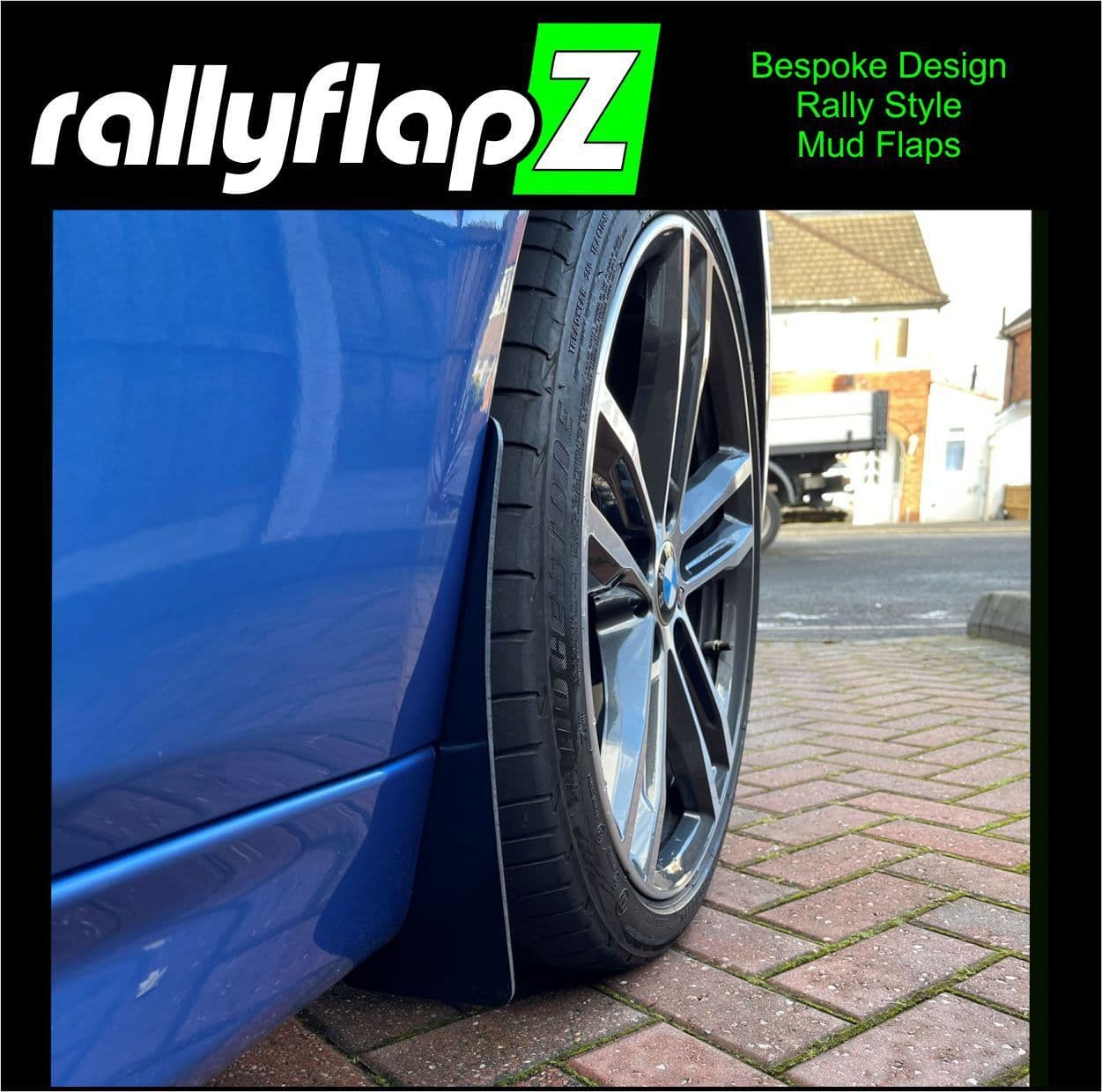 BMW 3 SERIES FRONT SET ONLY BLACK MUDFLAPS
