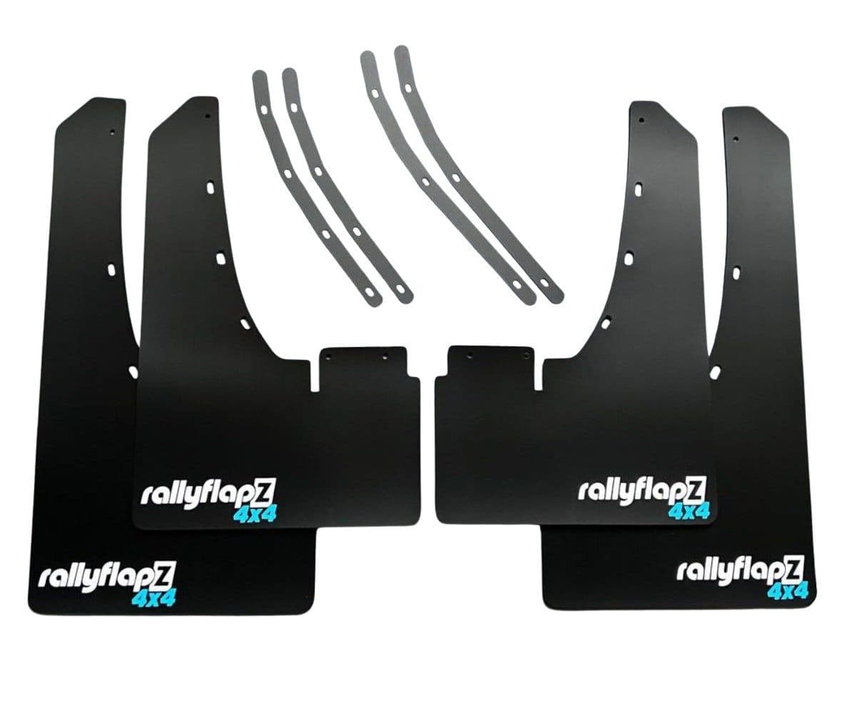 Extended Arch Mud Flaps to fit FORD RANGER T7 T8 2015-2021 BLACK All ...