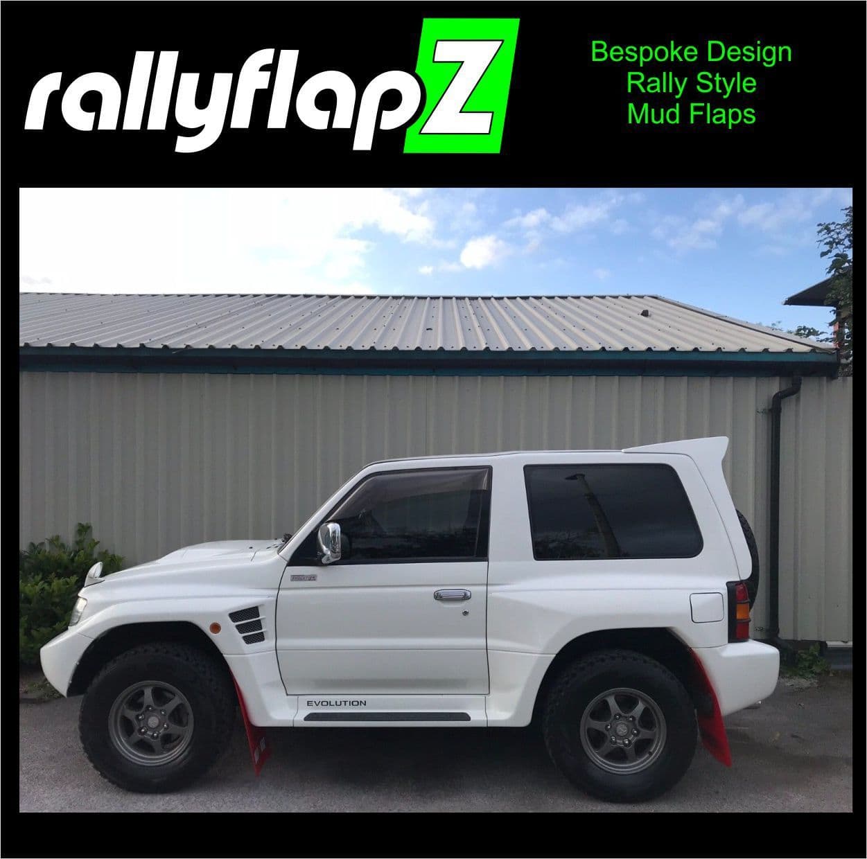 PAJERO EVOLUTION 1997-1999 PAJERO RED MUDFLAPS All Options