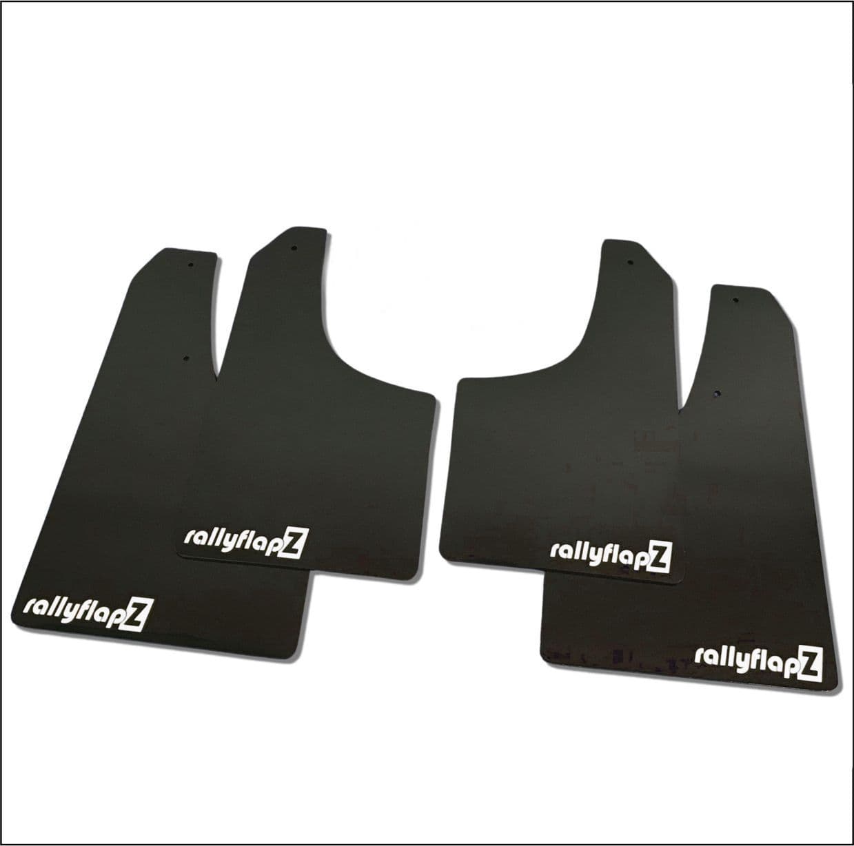 rallyflapZ Mud Flaps to fit Citroen C4 1st Gen 04-10 BLACK