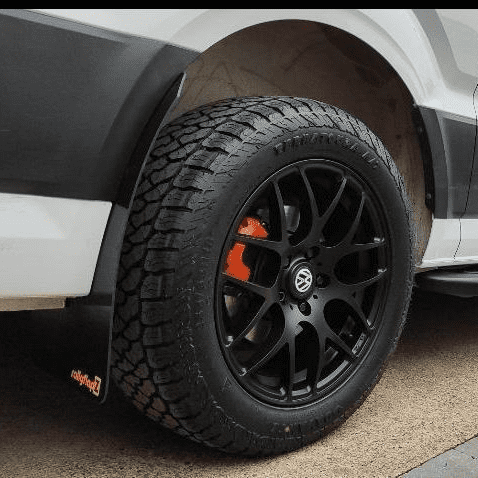 rallyflapZ Mud Flaps to fit CRAFTER 2017 2nd Gen MAN & TGE WITHOUT ...