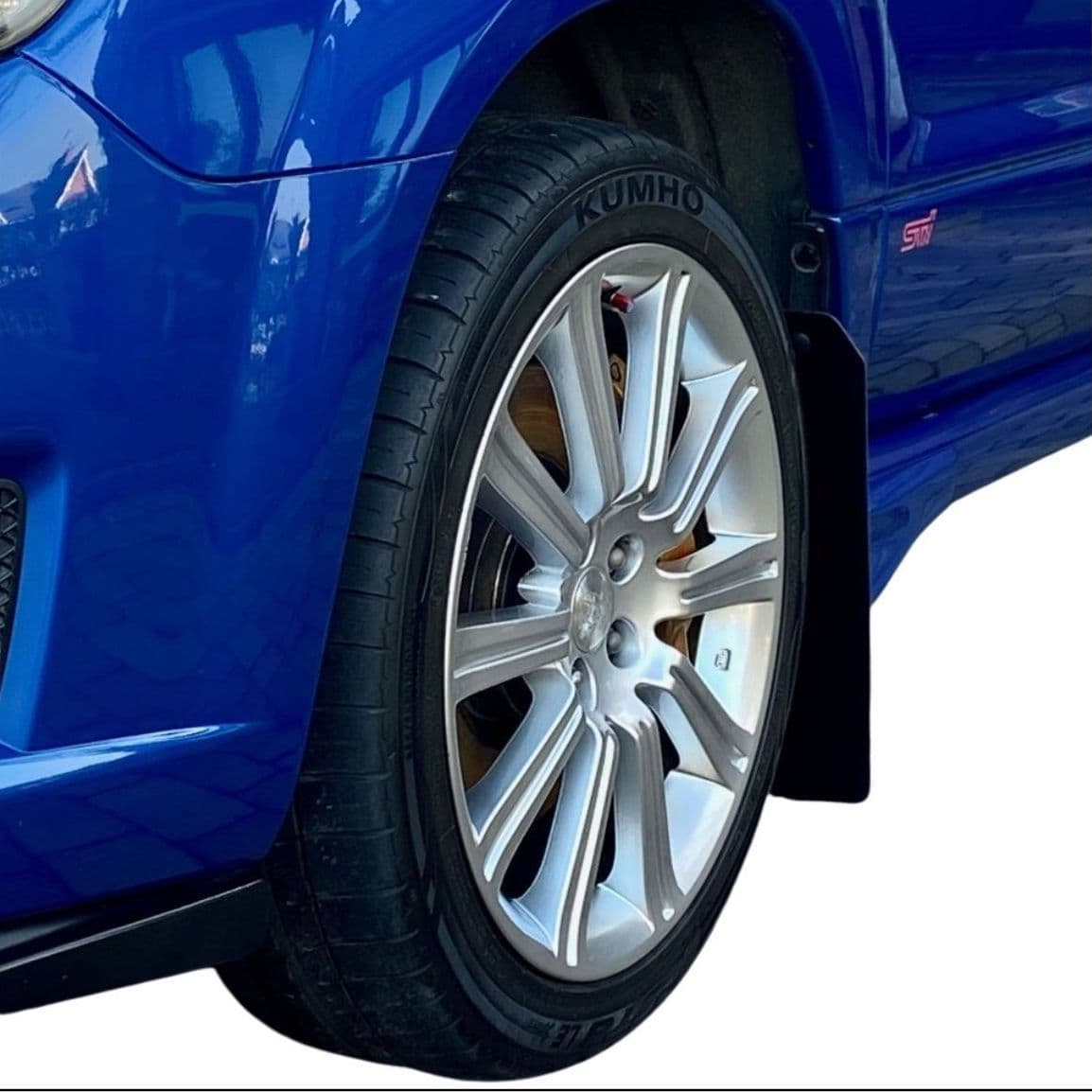 rallyflapZ Mud Flaps to fit Forester STI 04-08 BLACK