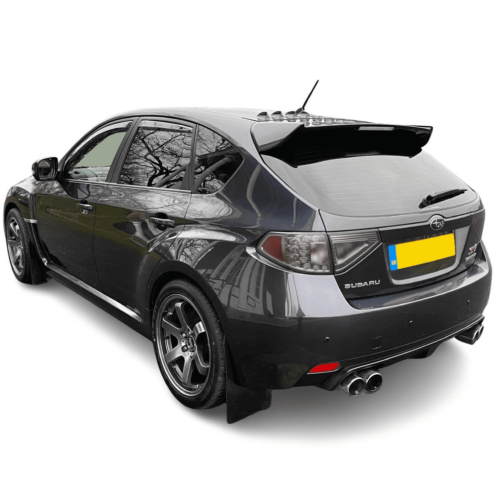 rallyflapZ Mud Flaps to fit Impreza Hatchback / Saloon 08-14 BLACK