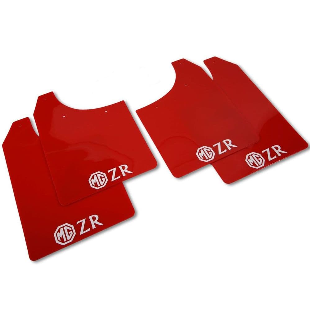 rallyflapZ Mud Flaps to fit MG ZR 2001-2005 RED