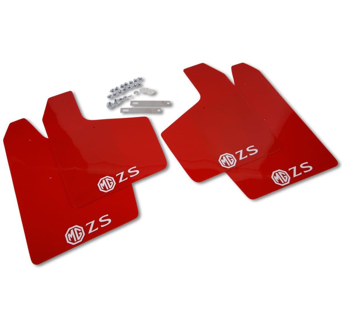 rallyflapZ Mud Flaps to fit MG ZS 2001-2005 RED