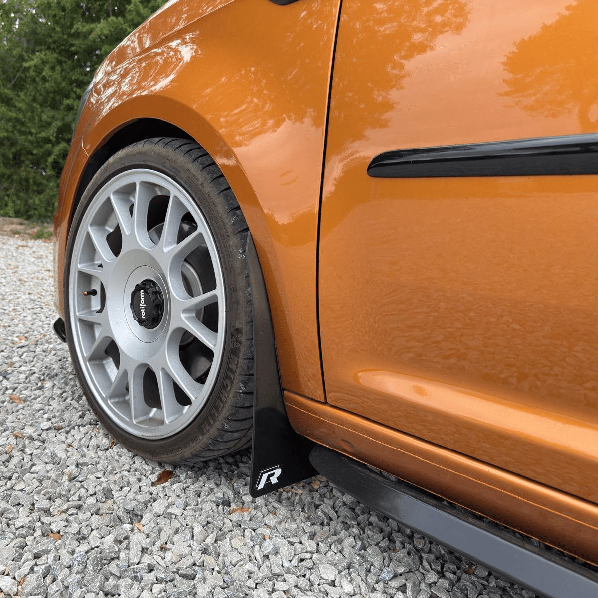 rallyflapZ Mud Flaps to fit VW Caddy 3rd Gen 04-20 BLACK All Options