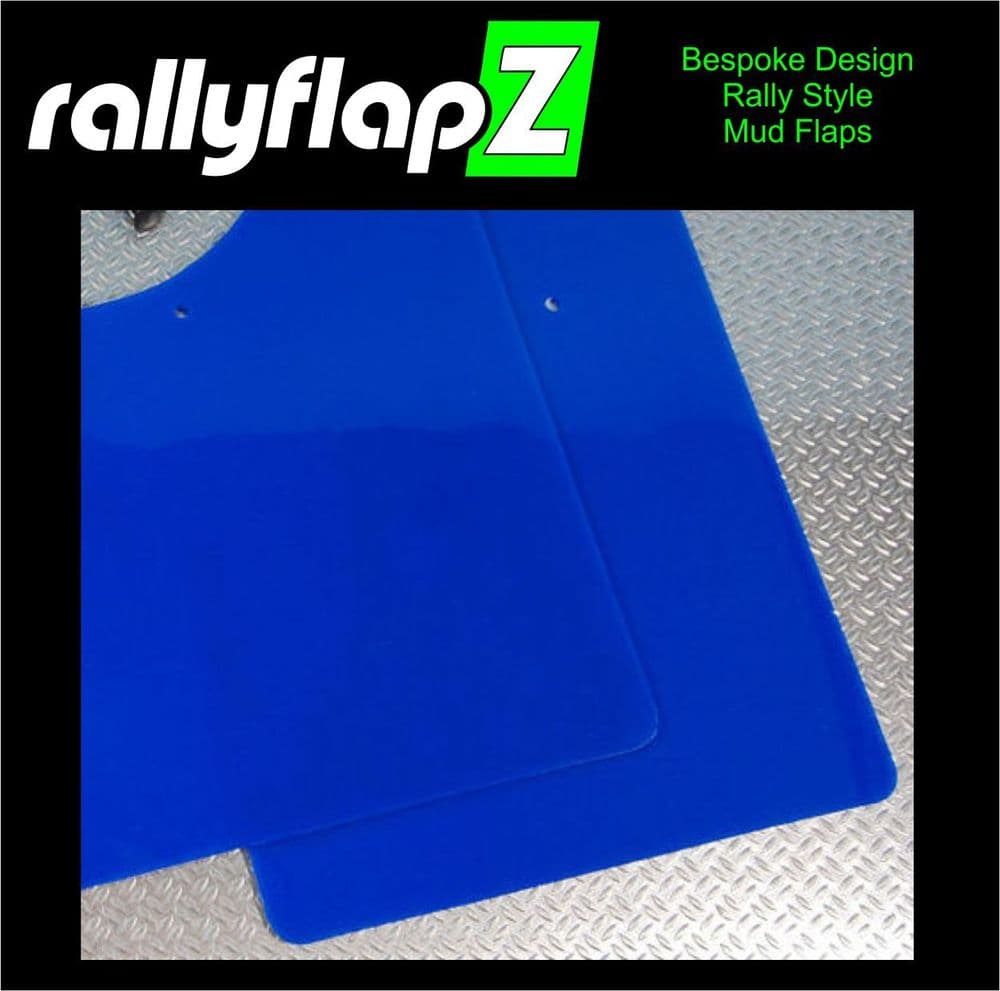 rallyflapZ Rally Style Mud Flaps TOYOTA GR YARIS GR4 2020 BLUE All Options