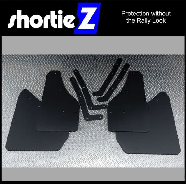 shortieZ Discreet Style Mud Flaps TOYOTA GR YARIS GR4 2020 BLACK All ...