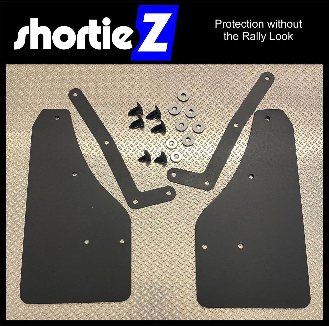 shortieZ Discreet Style Mud Flaps TOYOTA GR YARIS GR4 2020 BLACK All ...