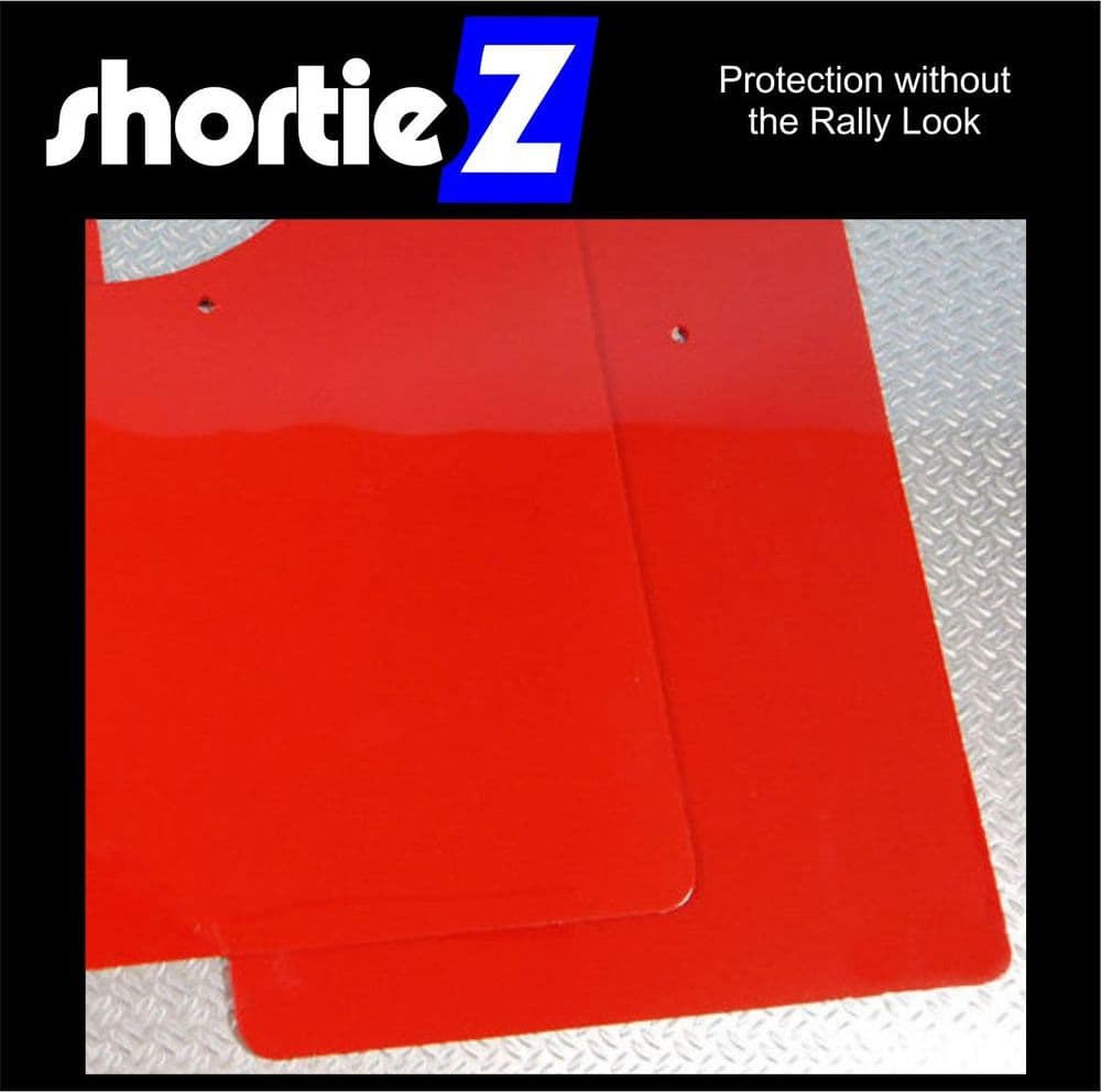 shortieZ Discreet Style Mud Flaps TOYOTA GR YARIS GR4 2020 RED All Options