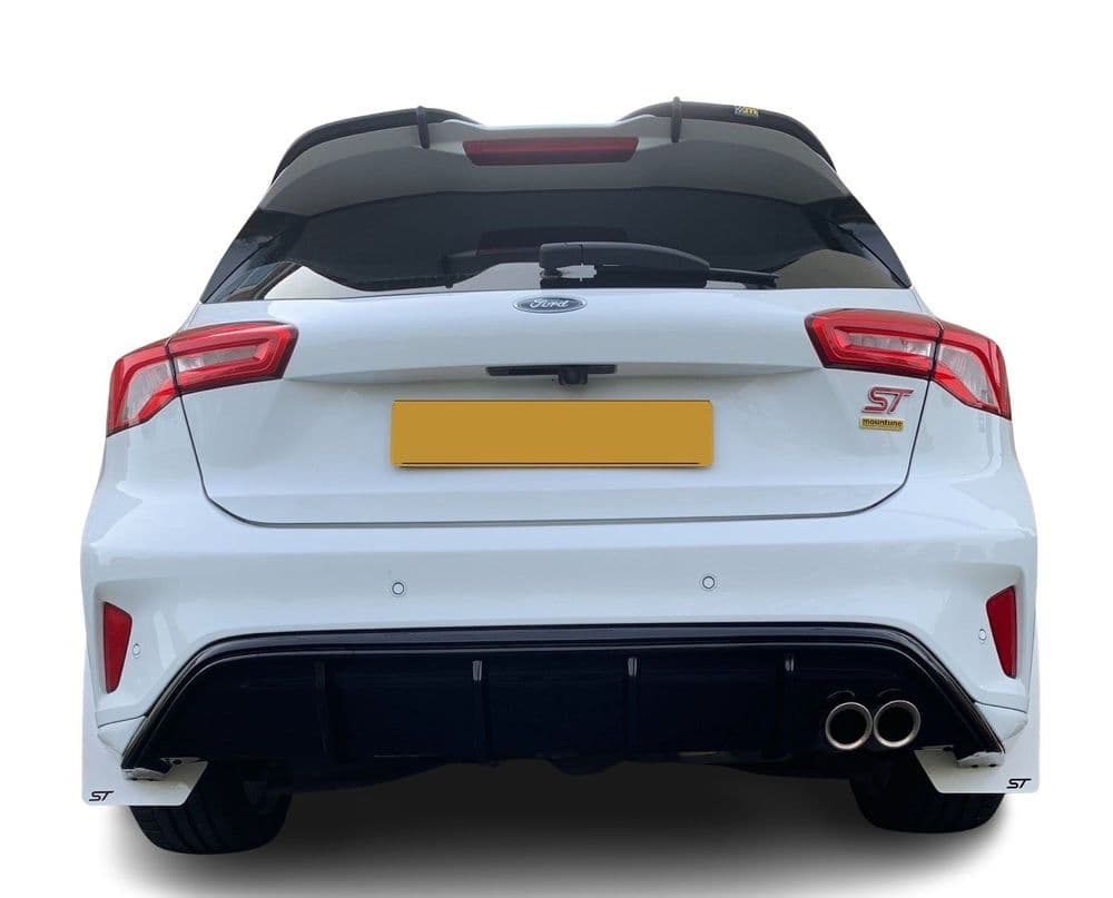 shortieZ Mud Flaps to fit Ford Focus Mk4 and Mk4 5 ST / ST-Line - WHITE