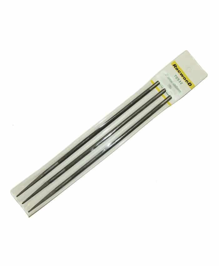 Round Chainsaw Files 3/16" 4 8mm Pack of 3