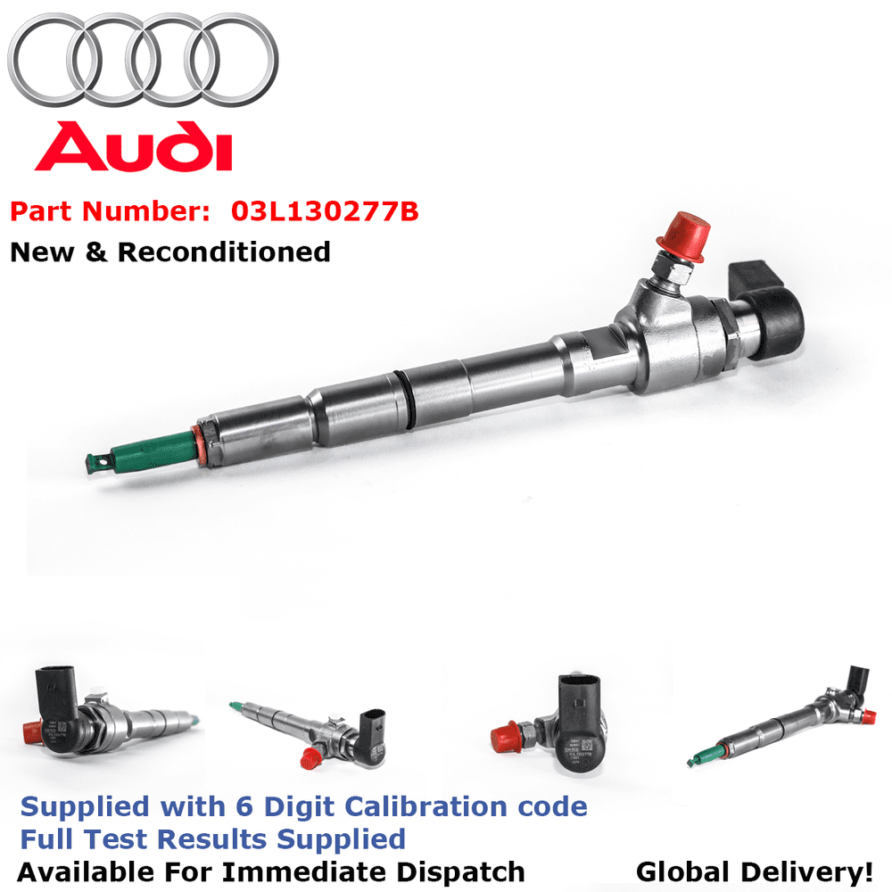 Audi A3 1 6 TDI Reconditioned Siemens Diesel Injector - 03L130277S