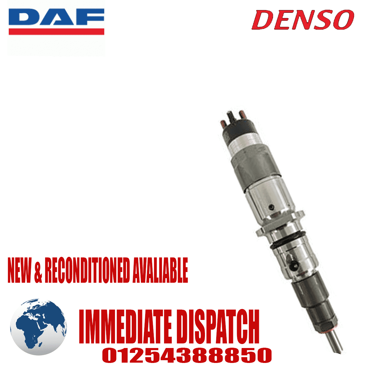 DAF LF GENUINE BOSCH DIESEL FUEL INJECTOR 1703934 - 0445120060