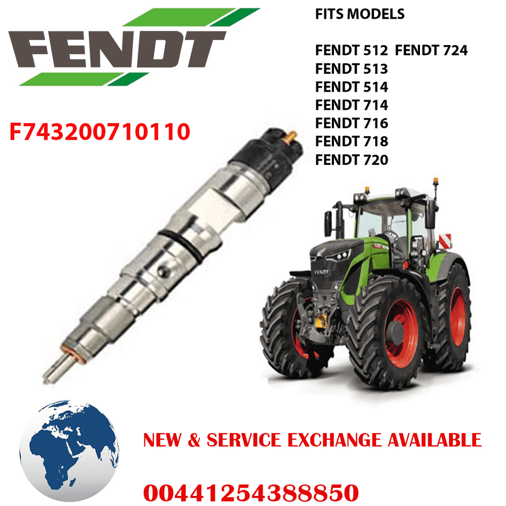 FENDT 714 VARIO DIESEL FUEL INJECTOR - F743200710110
