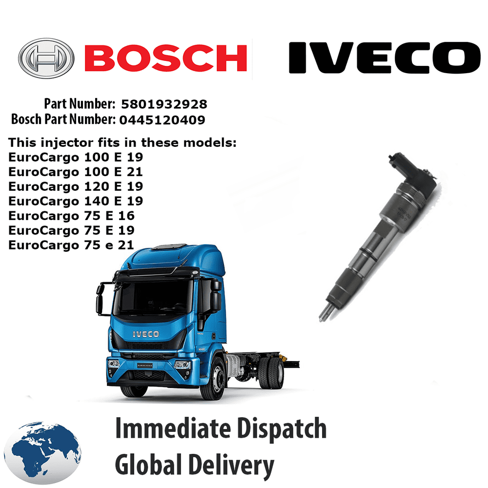 IVECO EURO CARGO 100 E 19 NEW DIESEL FUEL INJECTOR - 5801932928