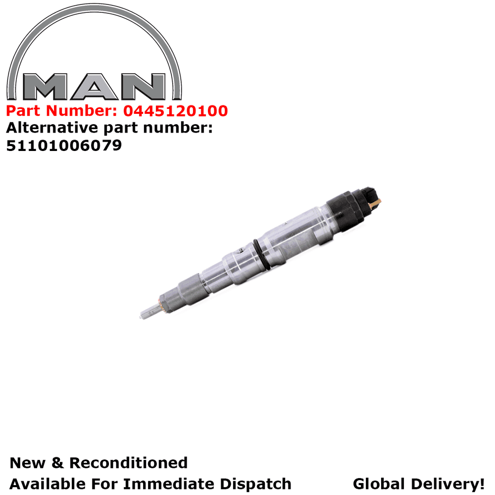 MAN BOSCH DIESEL INJECTOR 0445120100 - 51101006079