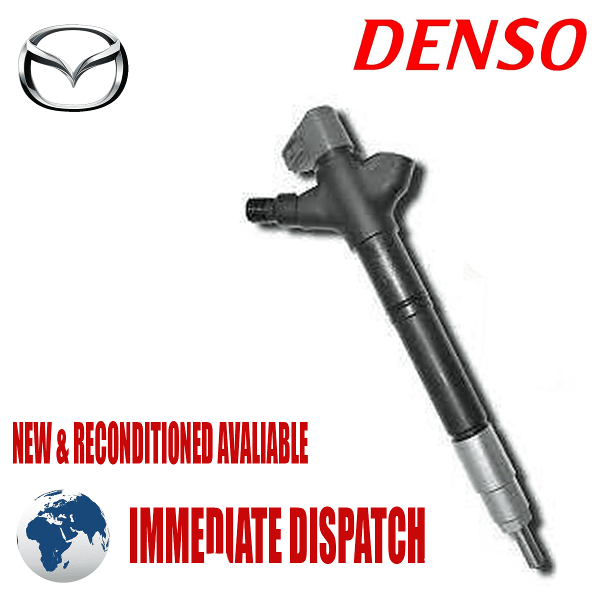Mazda CX-5 2 2 Reconditioned DENSO Diesel Injector - SH01-13H50