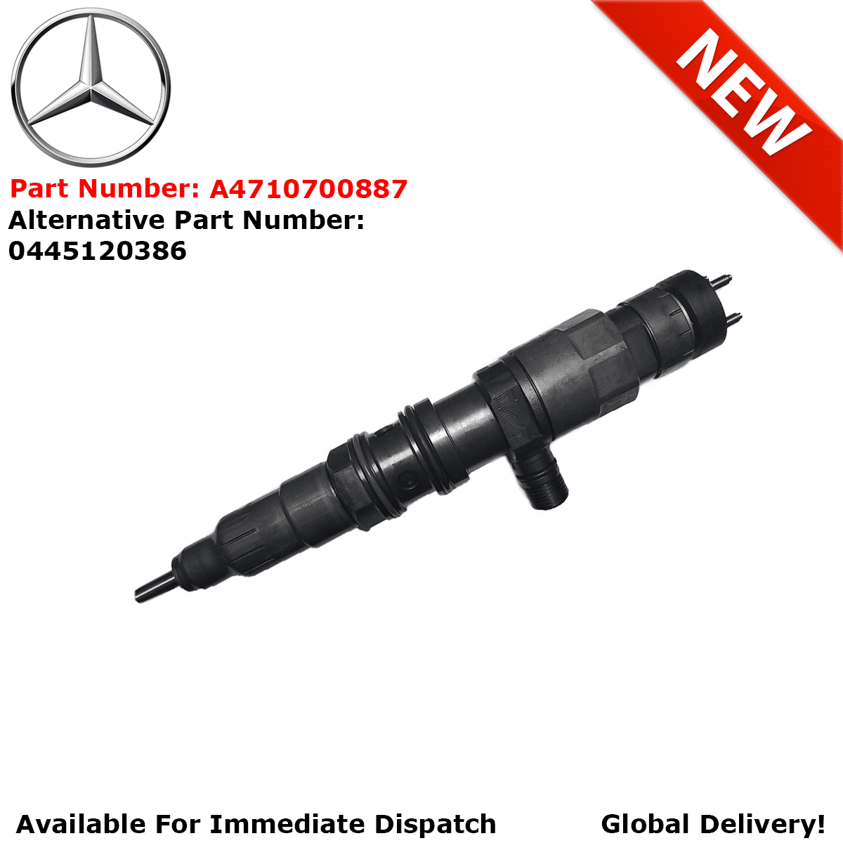 MERCEDES DIESEL INJECTOR 0445120386 - A4710700887
