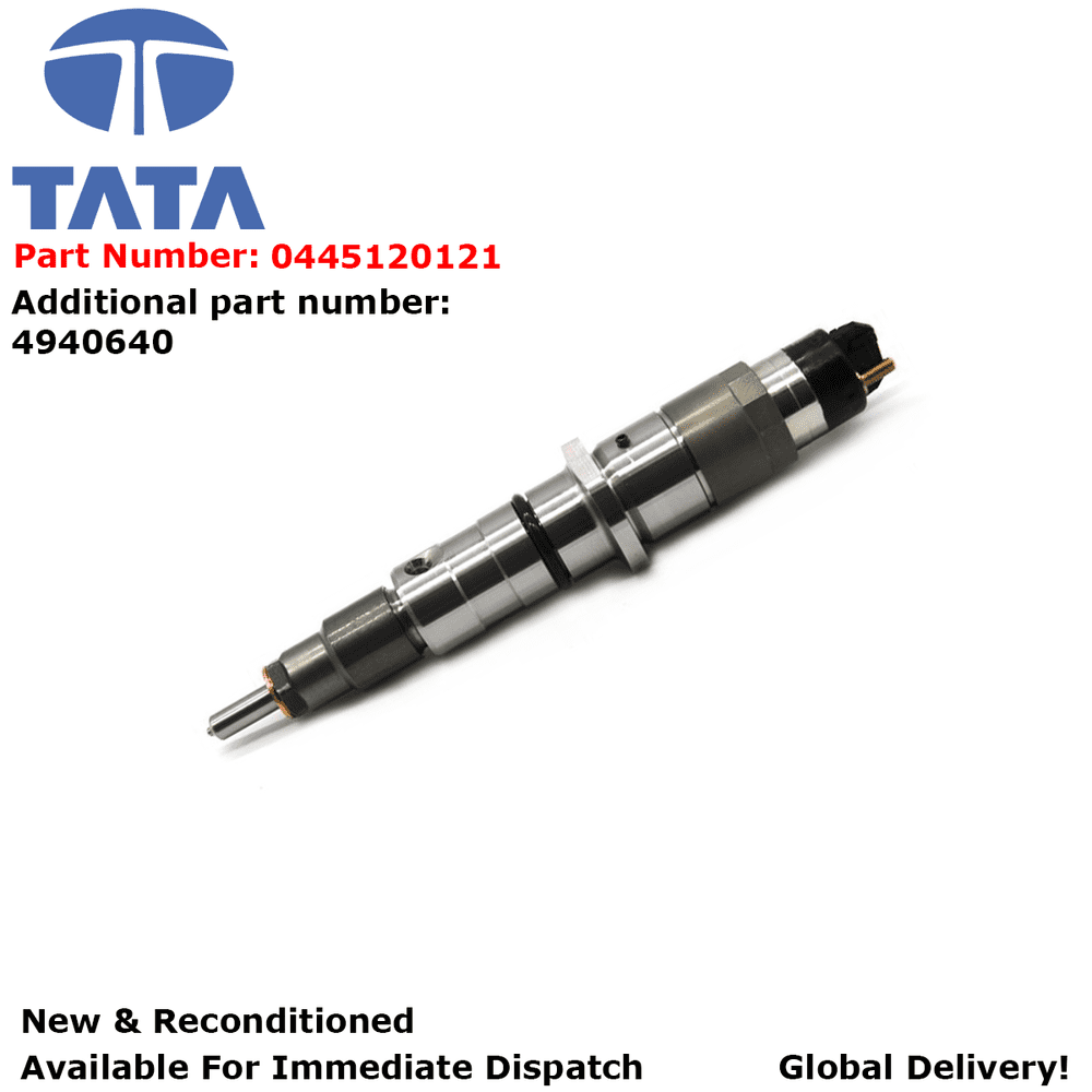 TATA PRIMA BOSCH DIESEL INJECTORS 0445120121 - 4940640