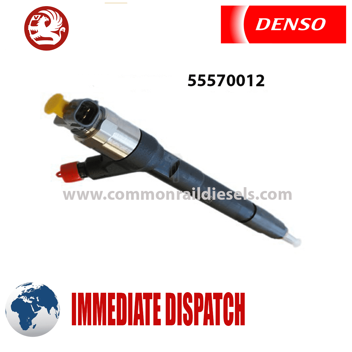 Vauxhall Astra Genuine Denso Diesel Injector - 55570012