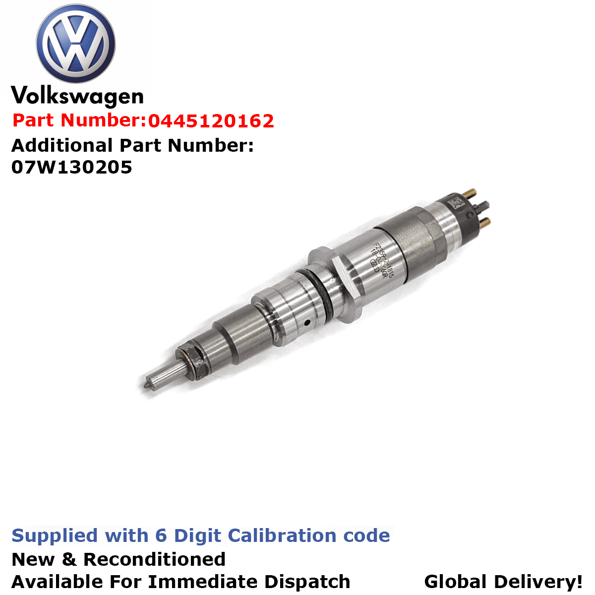 VOLKSWAGEN WORKER DIESEL INJECTOR - 0445120162